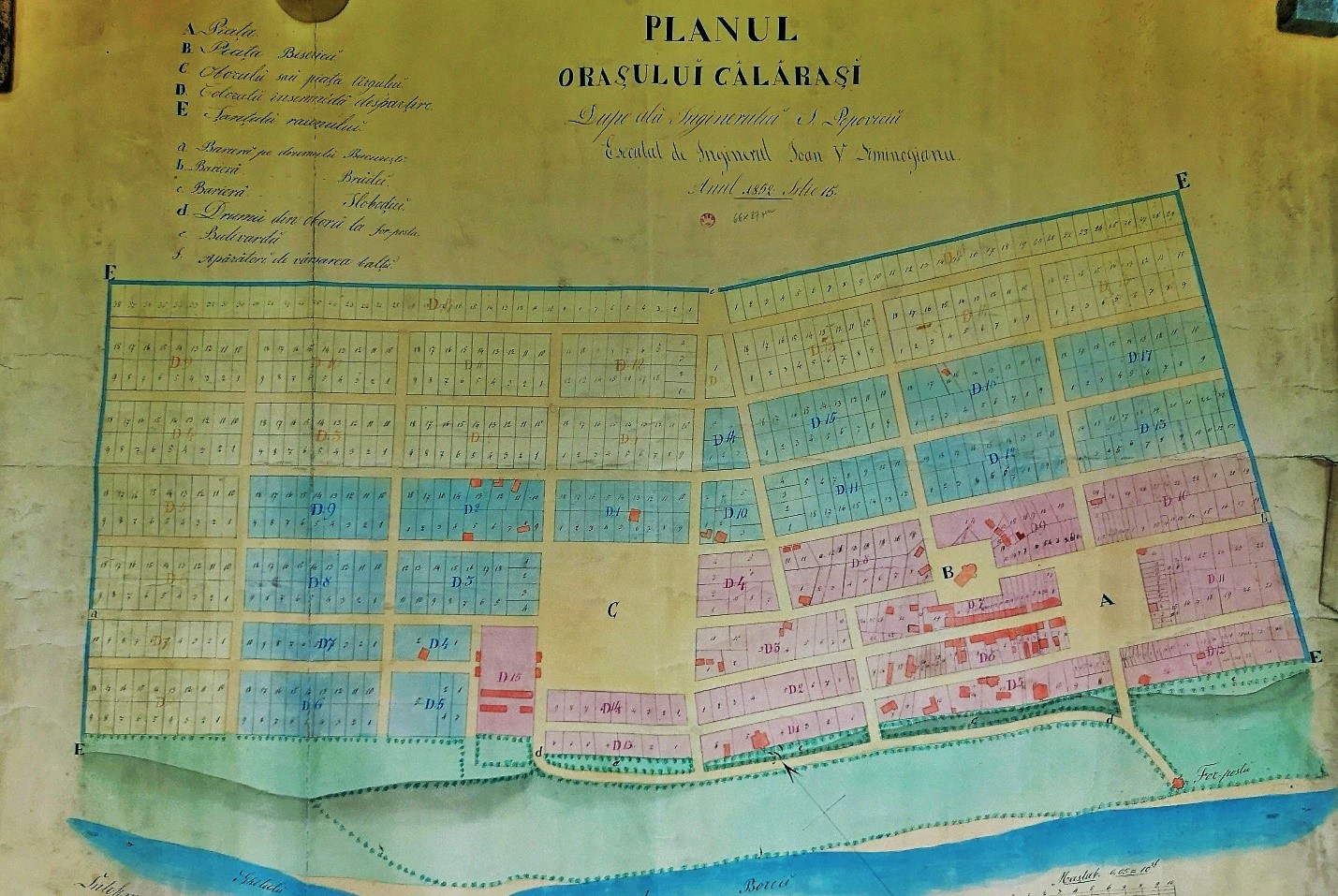 15 IULIE 1852. PRIMUL PLAN DE SISTEMATIZARE AL CĂLĂRAȘIULUI | Pagini de ...
